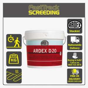 Ardex D20 10 Litre - Ardex Adhesive X77 Grey Microtec Tile Adhesive PNG ...