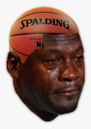 Michael Jordan Crying Baseball PNG Image | Transparent PNG Free ...