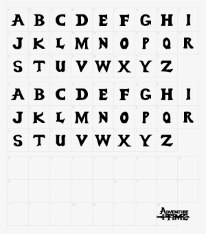 Adventure Time Font - One Direction Font PNG Image | Transparent PNG ...
