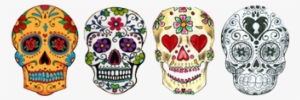 Transparent, Skull, And Overlay Image - Sugar Skull Small Tattoo PNG ...