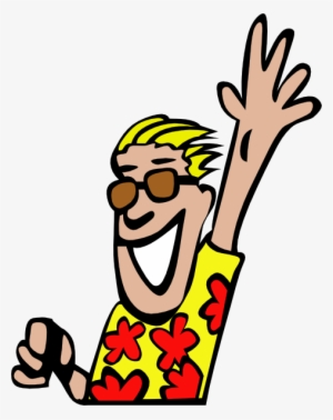 Hello Clipart Wave Bye - Person Waving Goodbye Clipart PNG Image ...