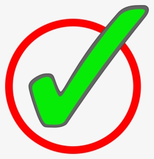 Graphic Royalty Free Download Green Check Mark In Circle - Check Mark ...