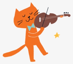 Cat And Fiddle - Cat And The Fiddle Cartoon PNG Image | Transparent PNG ...