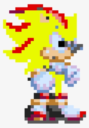 Shadow Mania Sprite - Shadow Sonic Pixel Art PNG Image | Transparent ...