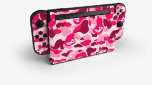 Nintendo Switch Pink Game Camo Skin Decal Kit - Nintendo Switch Pink ...