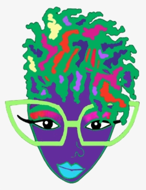 Afro Natural Hair Locs Colorful Tagged "long Sleeve PNG Image ...