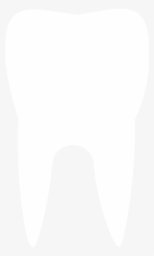 Small - Tooth White Outline Clipart PNG Image | Transparent PNG Free ...