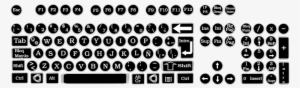 Vintage Keyboard Round Keys By Pendragon1966 On Clipart - Computer ...