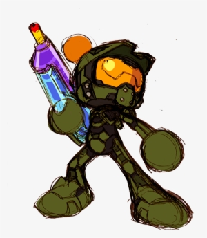 Great Chance To Review How Master Chief Landed As An - Super Bomberman ...