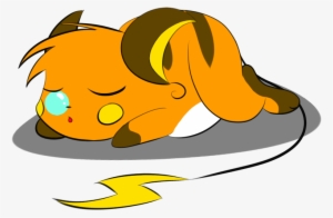 Sleepy Raichu By Casper3703 On Deviantart PNG Image | Transparent PNG ...