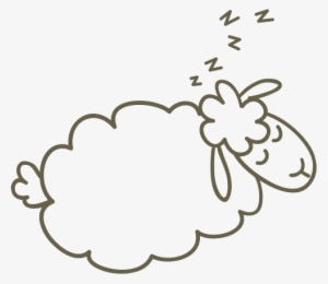 Wool Pillows Improve Your Sleep - Sheep Sleep Png PNG Image ...