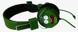 Rick And Morty Pickle Rick Headphones1 - Belt PNG Image | Transparent ...
