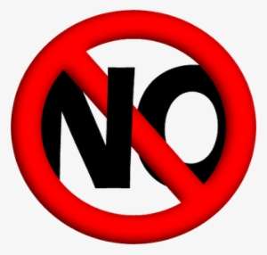 No - " - Simbolo De Negacion Png PNG Image | Transparent PNG Free ...