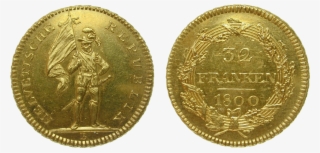 32 Franken 1800 Helvetische Republik - Gold Liberty Coin 1796 PNG Image ...