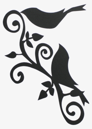 Large Bird Flourish - Bird Flourish PNG Image | Transparent PNG Free ...
