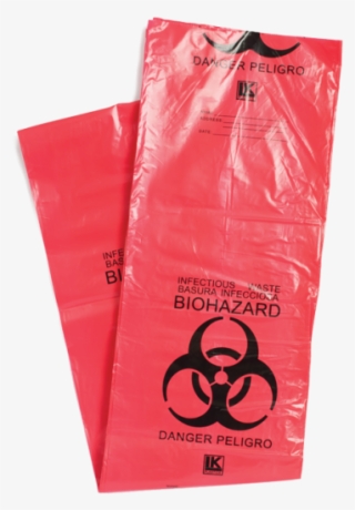 Red Biohazard Infectious Waste Bags PNG Image | Transparent PNG Free ...
