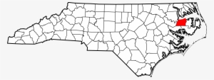 Map Of North Carolina Highlighting Washington County - Edgecombe County ...