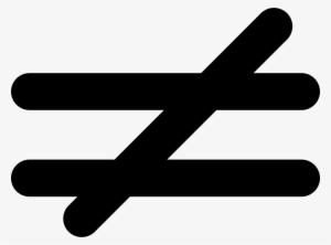 Download Does Not Equal Sign Png - Simbolo No Es Igual | Transparent ...