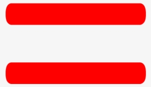 Red Equal Symbol