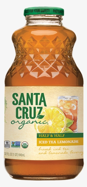 Half & Half - Santa Cruz Organic Raspberry Lemonade - 31.9 Fl Oz PNG ...