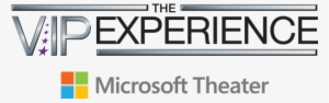 Mt Vip Experience Horiz Web - Microsoft Theatre Png PNG Image ...