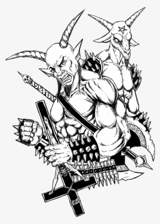 Vector Free Baphomet Drawing - Baphomet Drawing PNG Image | Transparent ...