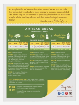 Simple Mills Artisan Bread PNG Image | Transparent PNG Free Download on ...