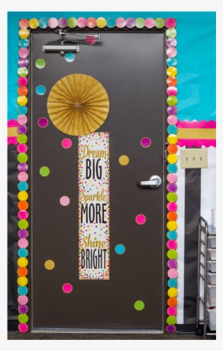 Confetti Dream Big, Sparkle More, Shine Bright Banner - Confetti Door ...