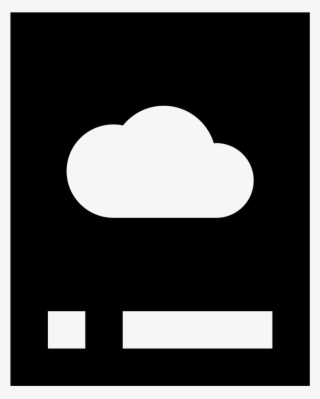 This Icon Is A Rectangular Shape Meant To Represent - Cloud Storage ...