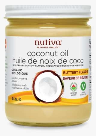Nutiva Organic Buttery Coconut Oil - Nutiva Coconut Oil Butter Flavor ...
