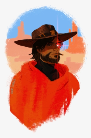 Overwatch Jesse Mccree Fanart By Axias On Tumblr - Jesse Mccree Art PNG ...