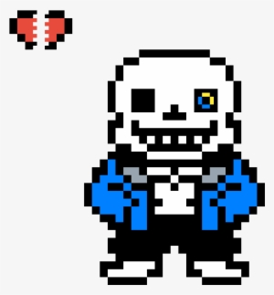 Sans With Glowing Eye And Soul - Sans Transparent PNG Image ...