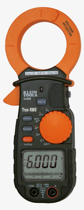 Png Cl2500 - Clamp Meter Ac/dc - Cl2500 - 1000a - Klein PNG Image ...