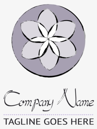 Purple Petal Flower Logo Design - Christmas Day PNG Image | Transparent ...