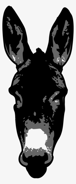 Big Image - Donkey Head Silhouette PNG Image | Transparent PNG Free ...