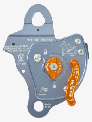 Cmc - Cmc Rescue Mpd Multi-purpose Rescue Device, 11mm, Blue PNG Image ...
