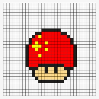 Graph Paper Drawing Mario Mushroom
