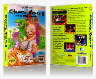 Sega Genesis Chuck Rock Ii Sega Megadrive Replacement - Chuck Rock Ii ...