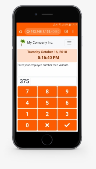 Timeclock On Smartphone - Smartphone PNG Image | Transparent PNG Free ...