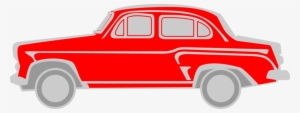 Cartoon Moskvitch 407 Red - รถ สี แดง การ์ตูน PNG Image | Transparent ...