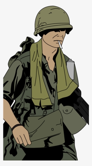 Clip Library Library Clip Art - Vietnam War Soldier Png PNG Image ...