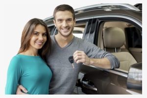 Young Couple With Car And Key - Man Car Keys Png PNG Image ...