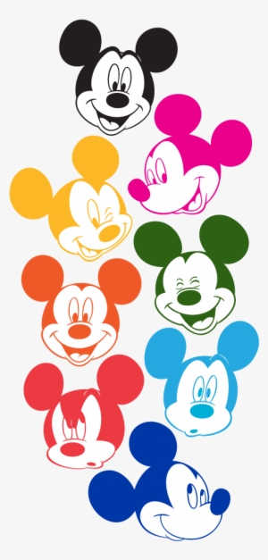 The Many Faces Of The Mouse - Original Mickey Mouse Club Logo PNG Image ...