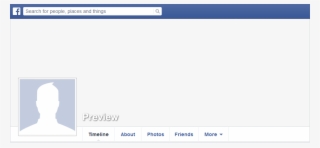 Blank Facebook Timeline Template