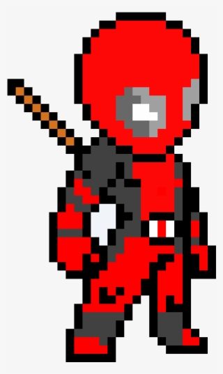 Deadpool - Deadpool Pixel Art PNG Image | Transparent PNG Free Download ...