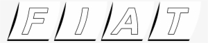 Fiat Logo Black And White - Calligraphy PNG Image | Transparent PNG ...