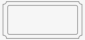 Blank Ticket Template - Ticket Border Clipart PNG Image | Transparent ...