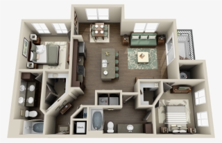 Luxury Condo 3d Floor Plans PNG Image | Transparent PNG Free Download ...