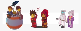 Ninjago Christmas/holiday Couples - Ninjago Couples PNG Image ...