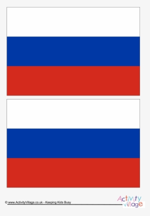 Download This Free Printable Russia Template A4 Flag, - Flag PNG Image ...